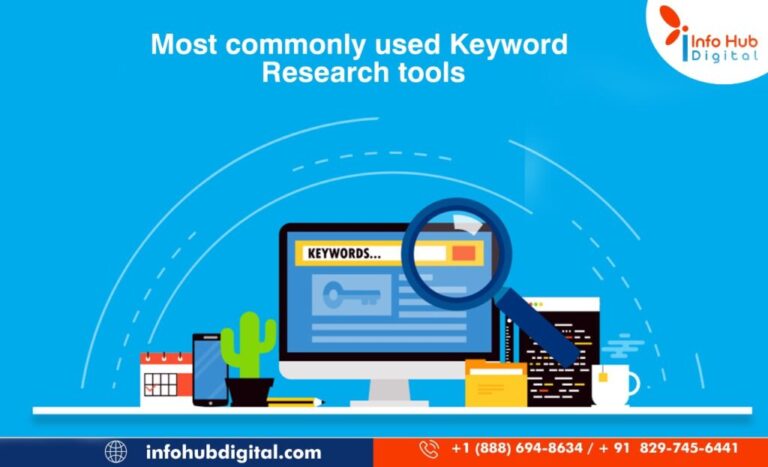 Most commonly used Keyword Research tools - Info Hub Digital
